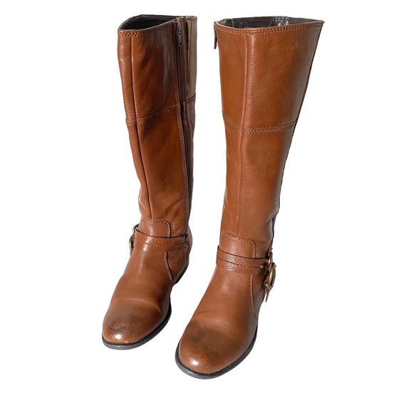 Clark’s | Shoes | Clarks Brown Leather Boots Size 7 M Sh2 | Poshmark